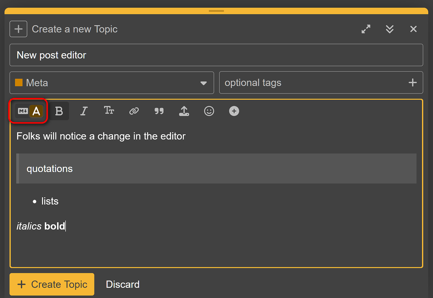 New post editor ️ [Sept 2025] - Meta - Discuss & Discover