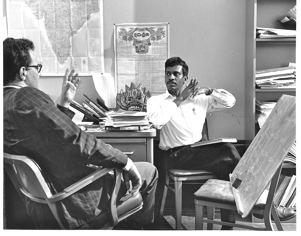 James Gair And W.S. Karunatillake -- Photos Illustrating Decades Of Collaboration… - AV ...